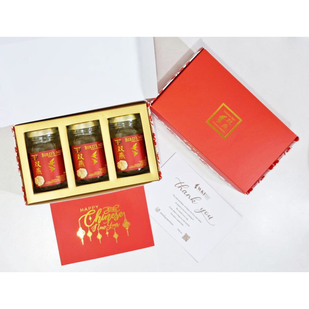 Jual SHUANG YAN - Birdnest Drink with Gift Box - 120ml x 3 botol ...