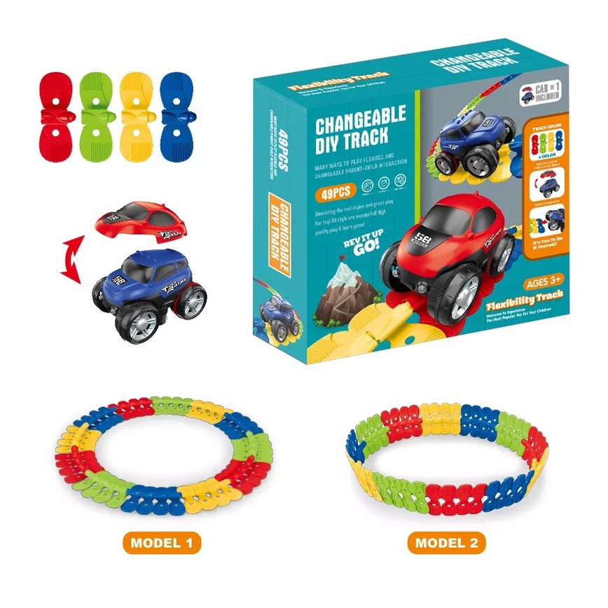 Jual Flexible Track Car Race Playset - Lintasan Mobil Fleksibel ...