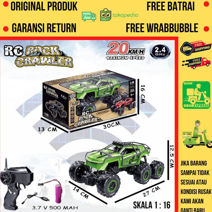 Jual rc rock crawler offroad mainan anak mobil remote control radio control virall | Shopee ...