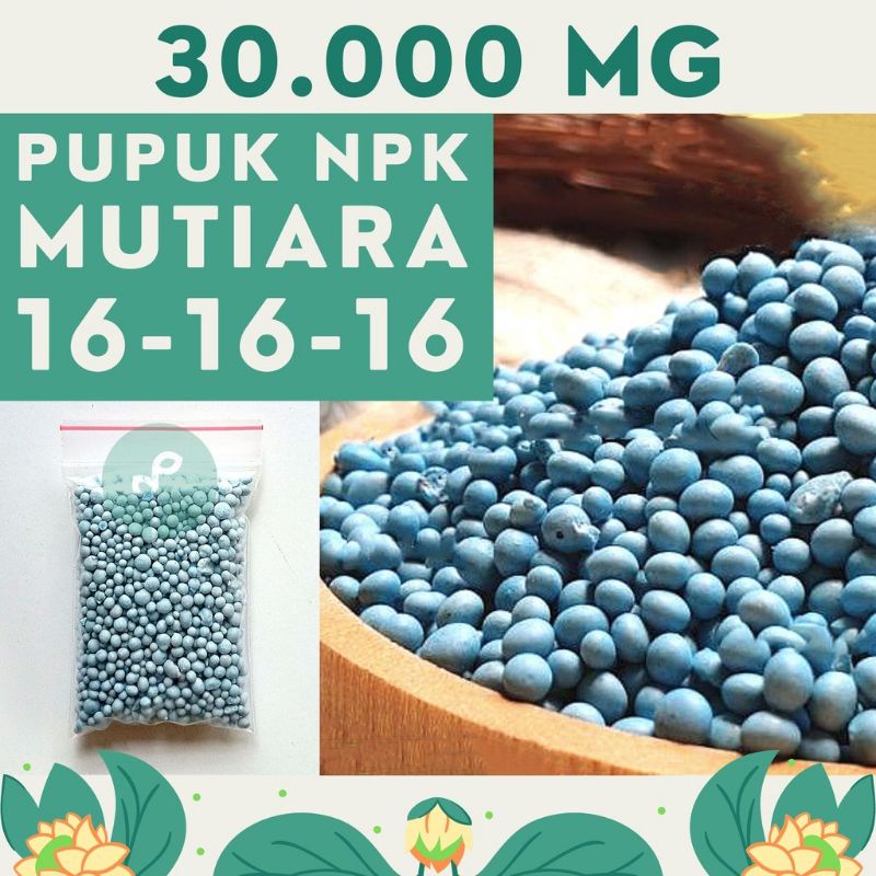 Jual Pupuk NPK Mutiara 16-16-16 Meroke kemasan repack | Shopee Indonesia