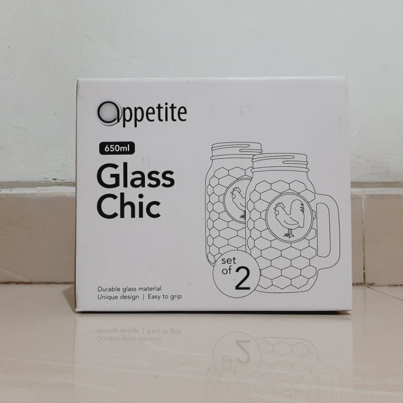 Jual Appetite Informa Glass Chic 650ml Set of 2 pcs | Shopee Indonesia