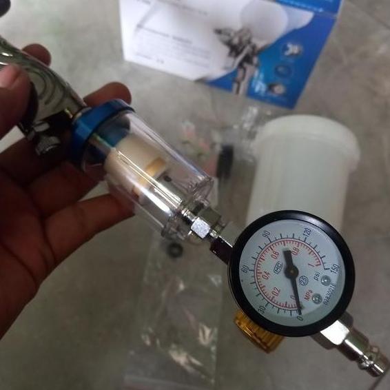 Jual Spray Gun Auarita Mini K350 Plus Water Filter Set Manometer ...