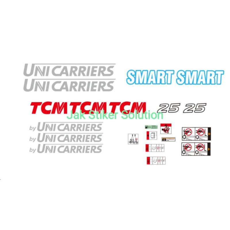 Jual Stiker Forklift TCM 25 Sticker Alat Berat | Shopee Indonesia