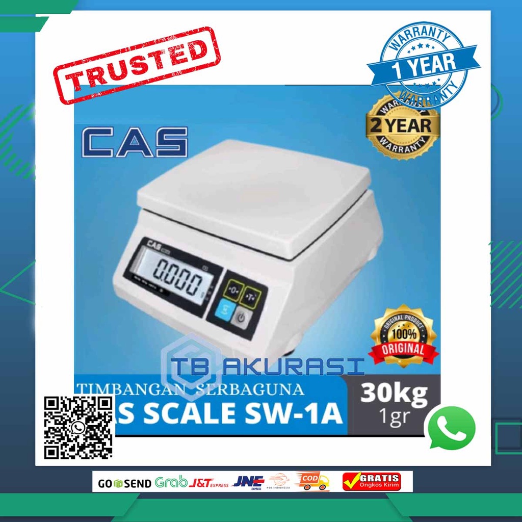 Jual Timbangan Meja digital Duduk Serbaguna Warung Sembako Dapur CAS SW 1A 3kg 6kg 15kg 30kg ...
