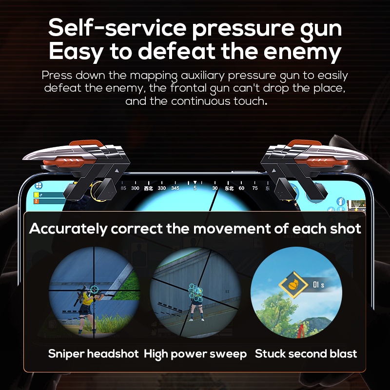 Jual MEMO AK06 CONTROLLER L1 R1 L2 R2 TRIGGER GAMING JOYSTICK | Shopee Indonesia