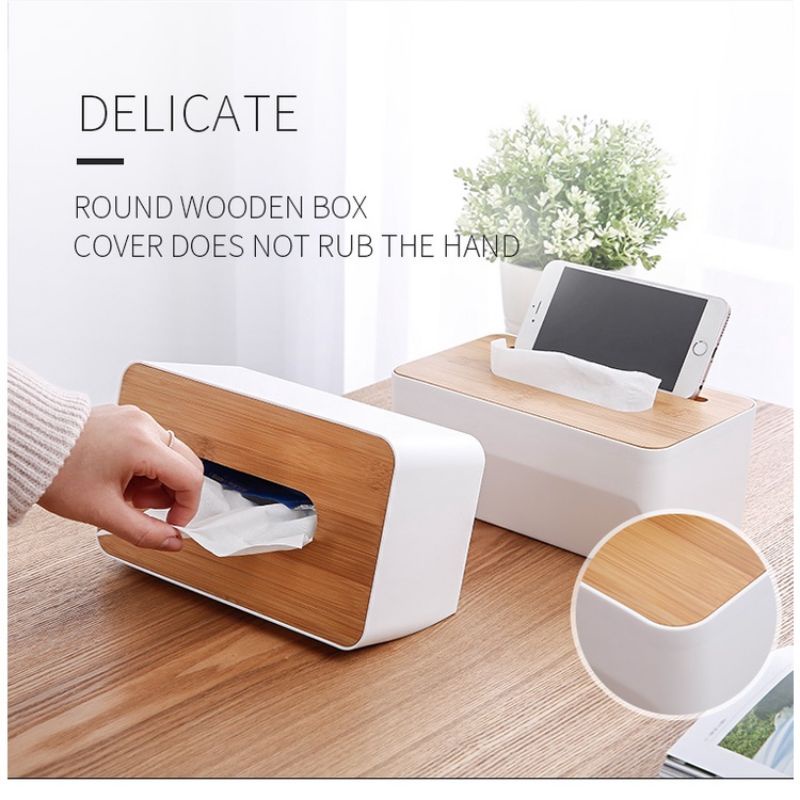Jual Kotak Tissue Holder Hp Kotak Tisu Kayu kotak tissu ruang tamu box ...