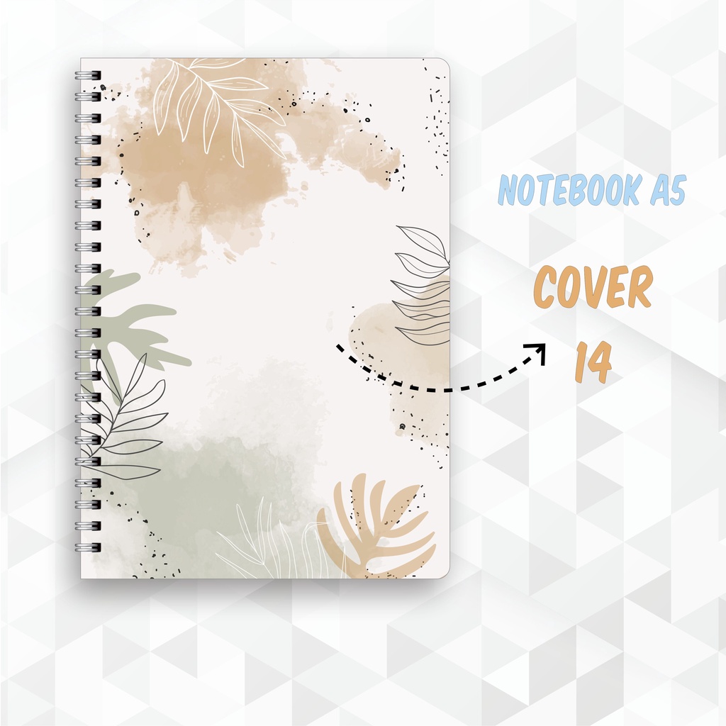Jual Notebook Buku Catatan A5 Estetik Aesthetic 50 Lembar | Shopee ...