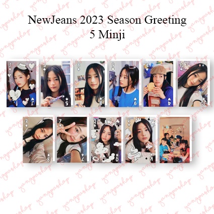 Jual [PO / SET] NEWJEANS 2023 SEASON GREETING PHOTOCARD FAN MADE ...