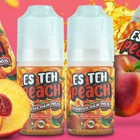 Jual [POD FRIENDLY 30ML 10MG] ES TEH PEACH POD FRIENDLY BY KAKILIMA | Shopee Indonesia