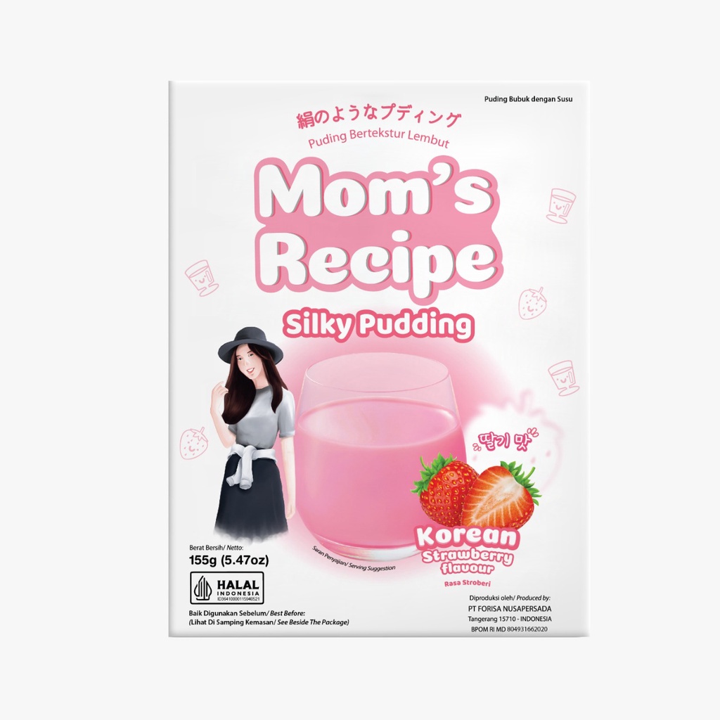 Jual Forisa Mom's Recipe Silky Puding Korean Strawberry/Cokelat ...