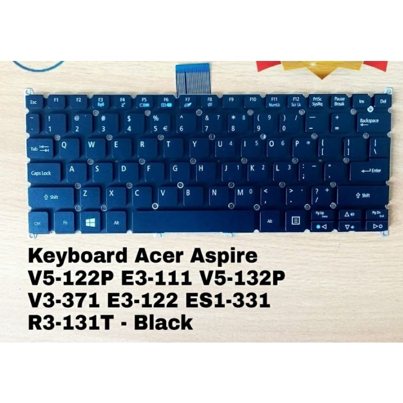 Jual Keyboard Laptop Acer V5-132 V5-132P V5-122P E3-111 E3-122 ES1-331 | Shopee Indonesia