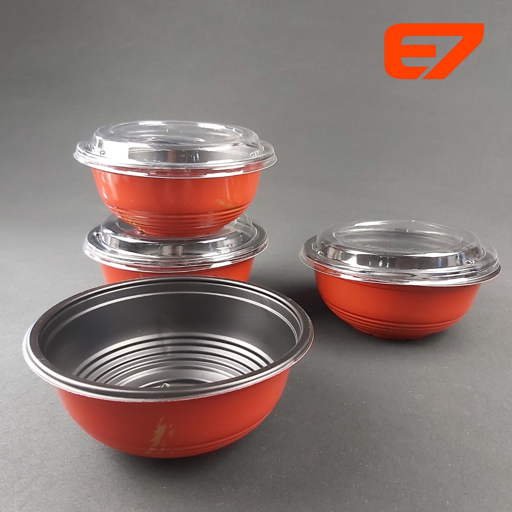 Jual Thinwall - Mika Bowl Donburi 312 R/B 2Layer - Mangkok 500ml (50pcs/pak) | Shopee Indonesia