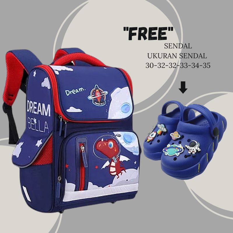Jual Tas Anak Terbaru Ransel Sekolah Multifungsi Tas Anak Anak / Sendal ...