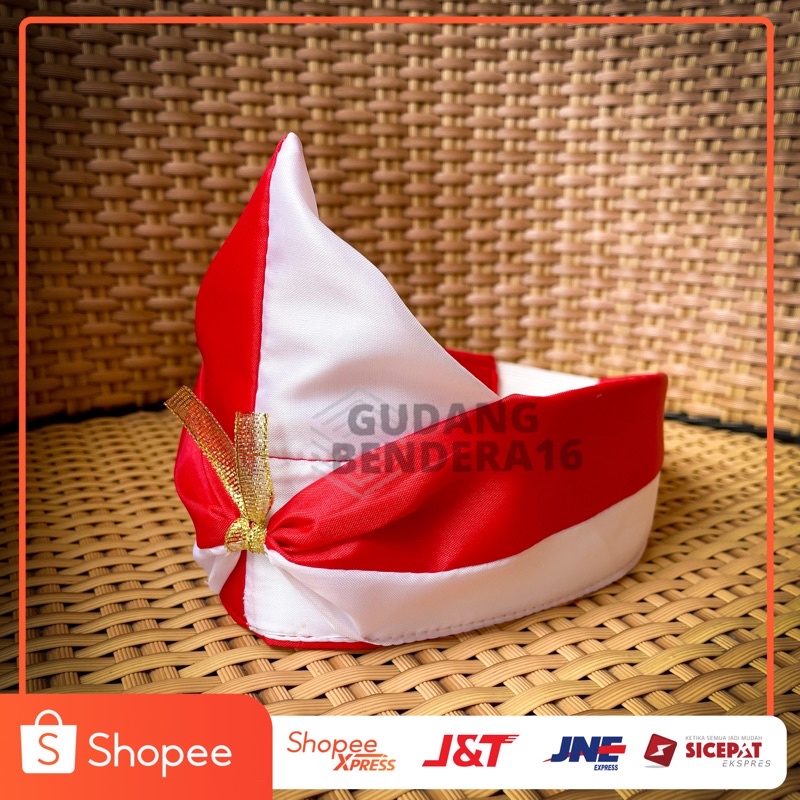 Jual BLANGKON/TOPI/BENDO/IKAT KEPALA MERAH PUTIH | Shopee Indonesia