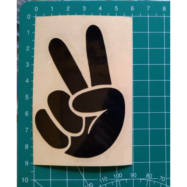 Jual CUTTING STICKER TANGAN 2 JARI KEREN | Shopee Indonesia