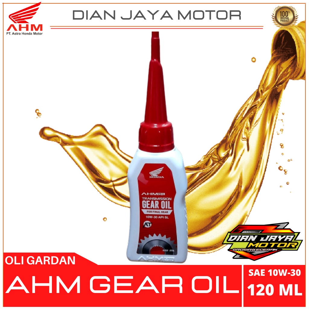 Jual OLI OIL MESIN MOTOR GIR OIL MOTOR MATIC AHM GIR 10W-30 120ML ...