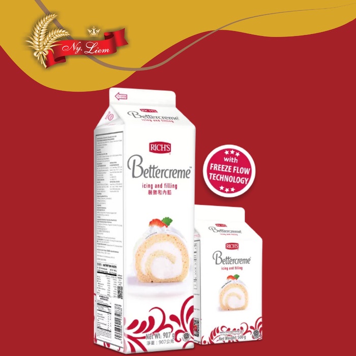 Jual RICH'S Bettercreme Icing and Filling / Pengganti Buttercream 907 ...