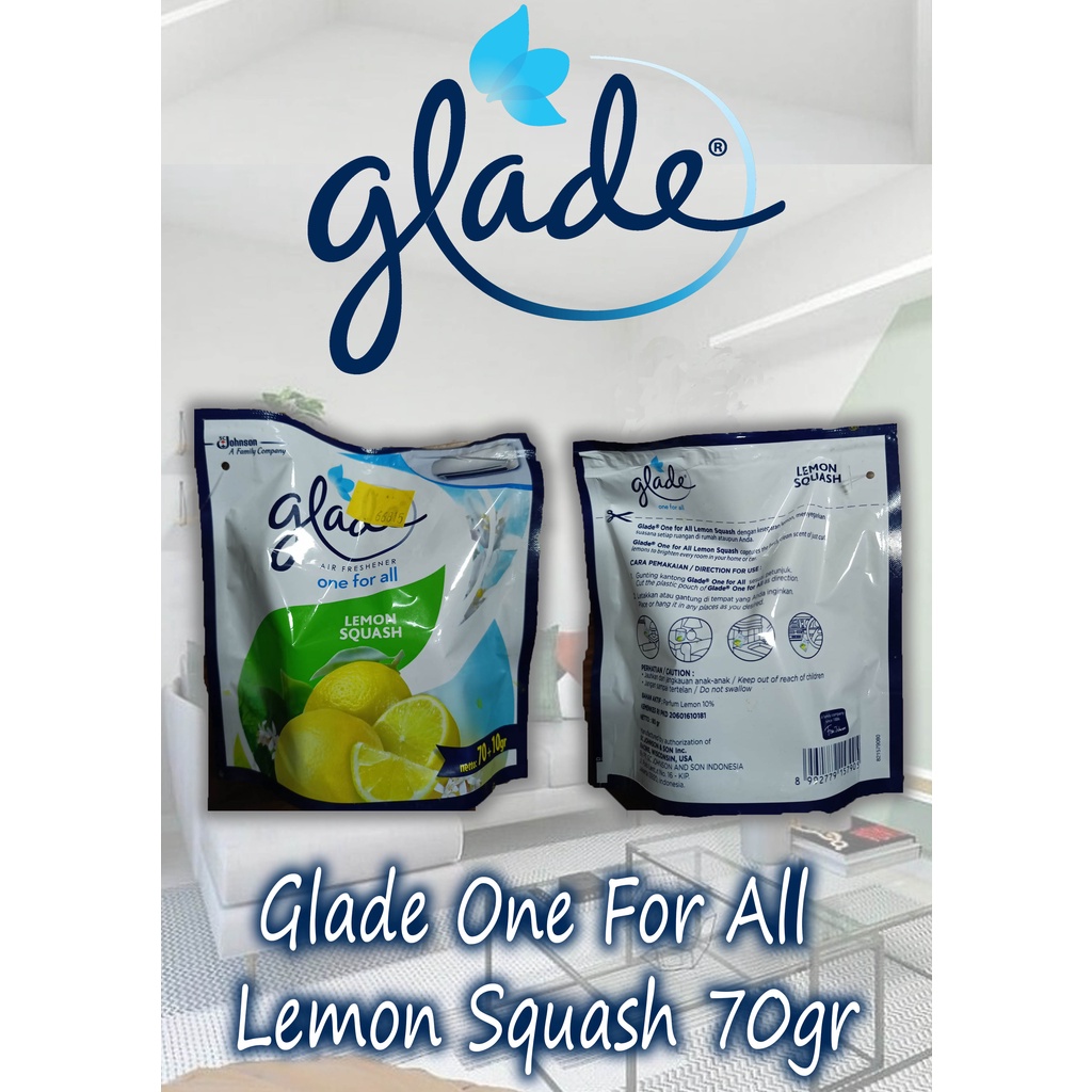Jual Glade One For All Lemon Squash 70gr 66815 | Shopee Indonesia