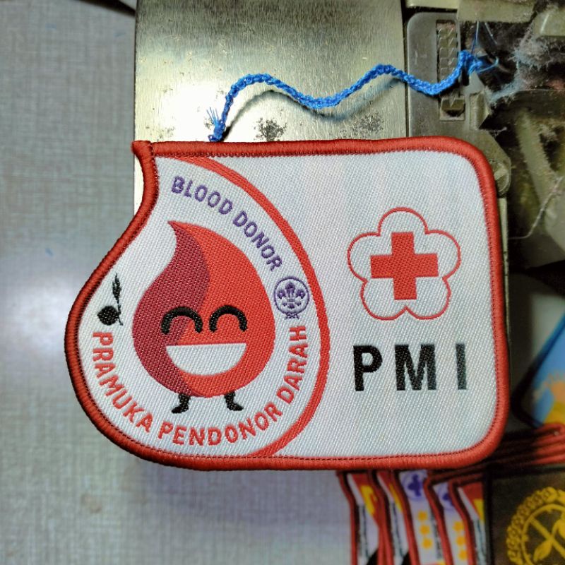 Jual Patch Emblem Pramuka Pendonor Darah PMI Merrowed | Shopee Indonesia