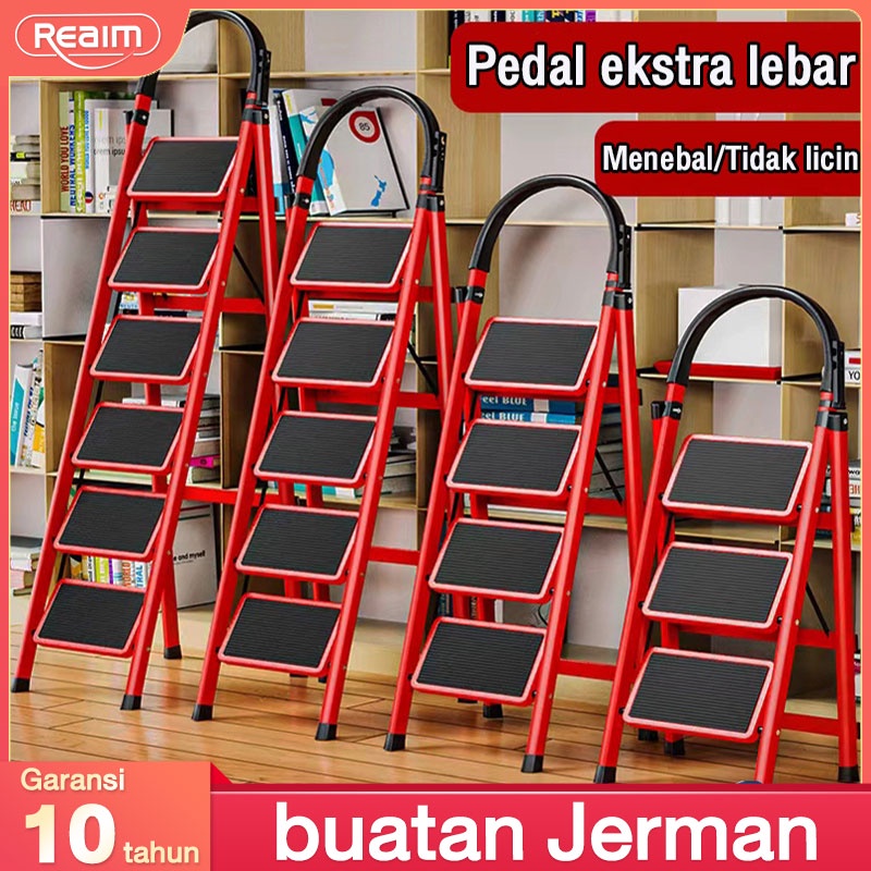 Jual Reaim Tangga Rumah /Tangga Lipat/3-6 Step Tangga Lipat Multifungsi/Lipat Tangga Besi /Baja ...
