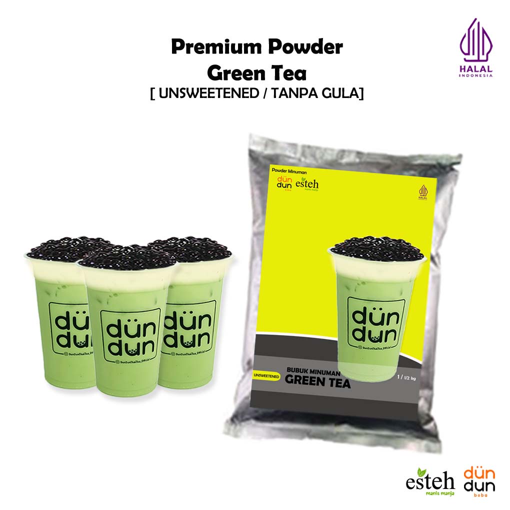 Jual Green Tea Powder premium Bubuk Minuman green tea 500gr | Shopee ...
