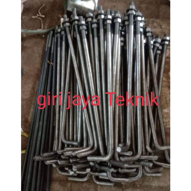 Jual angkur st37 UK 16×30/angkur beton hitam UK 16×30 | Shopee Indonesia