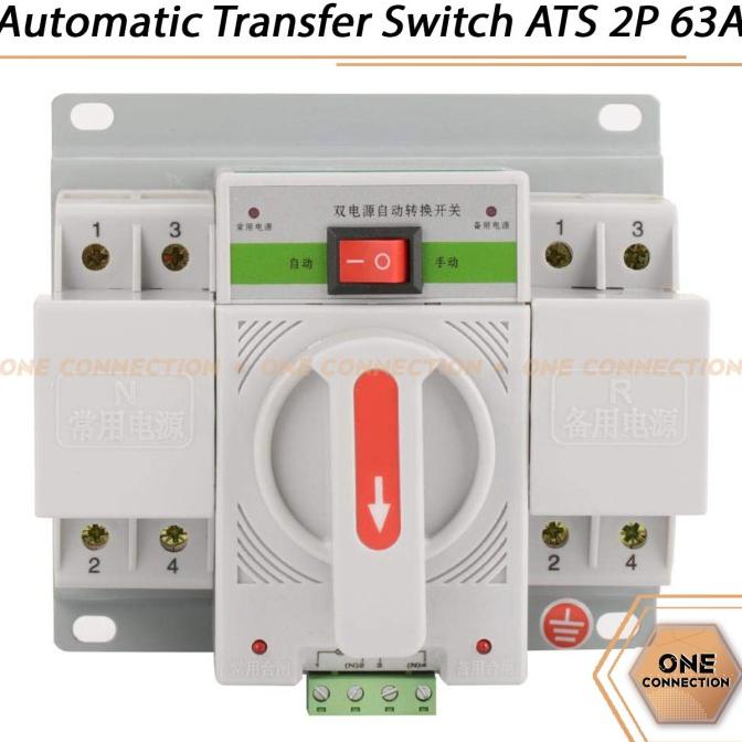 Jual Automatic transfer switch ATS 2P 63A Otomatis PLN ke Genset / Inverter onecon90 Buru Order ...