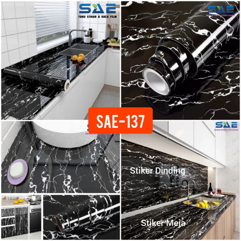 Jual Wallpaper Sticker Dinding Meja Kompor Dapur Anti Minyak Dan Panas ...