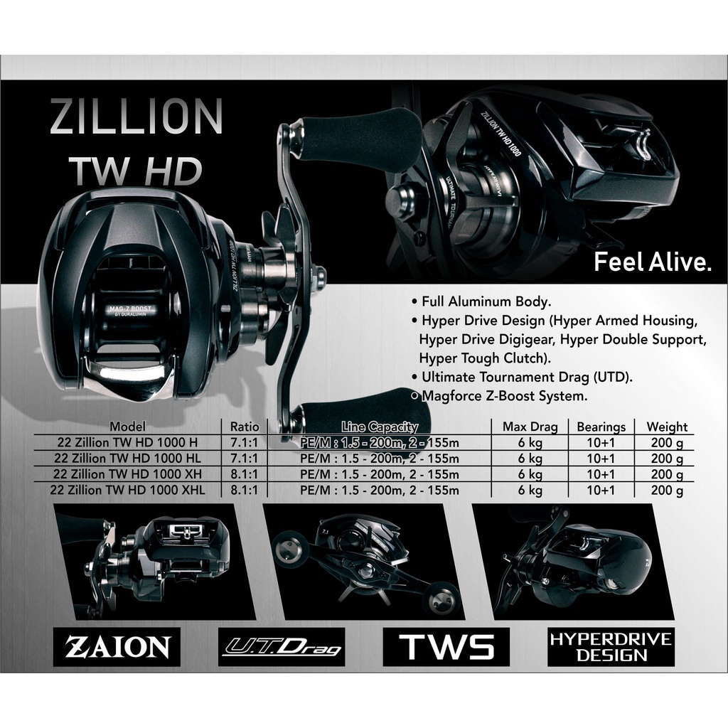 Jual Daiwa Zillion TW HD 2022 | Shopee Indonesia