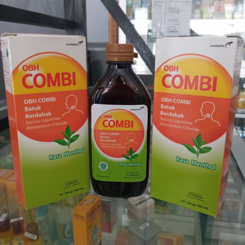 Jual OBH COMBI BATUK BERDAHAK MENTHOL SIRUP 100 ML | Shopee Indonesia
