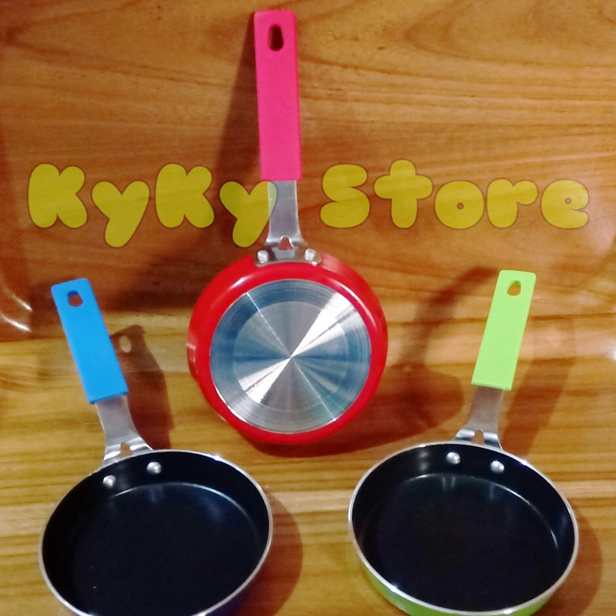 Jual FRY PAN MINI FRYPAN - TEFLON KECIL - EGG PAN WAJAN TELUR ALUMUNIUM ...