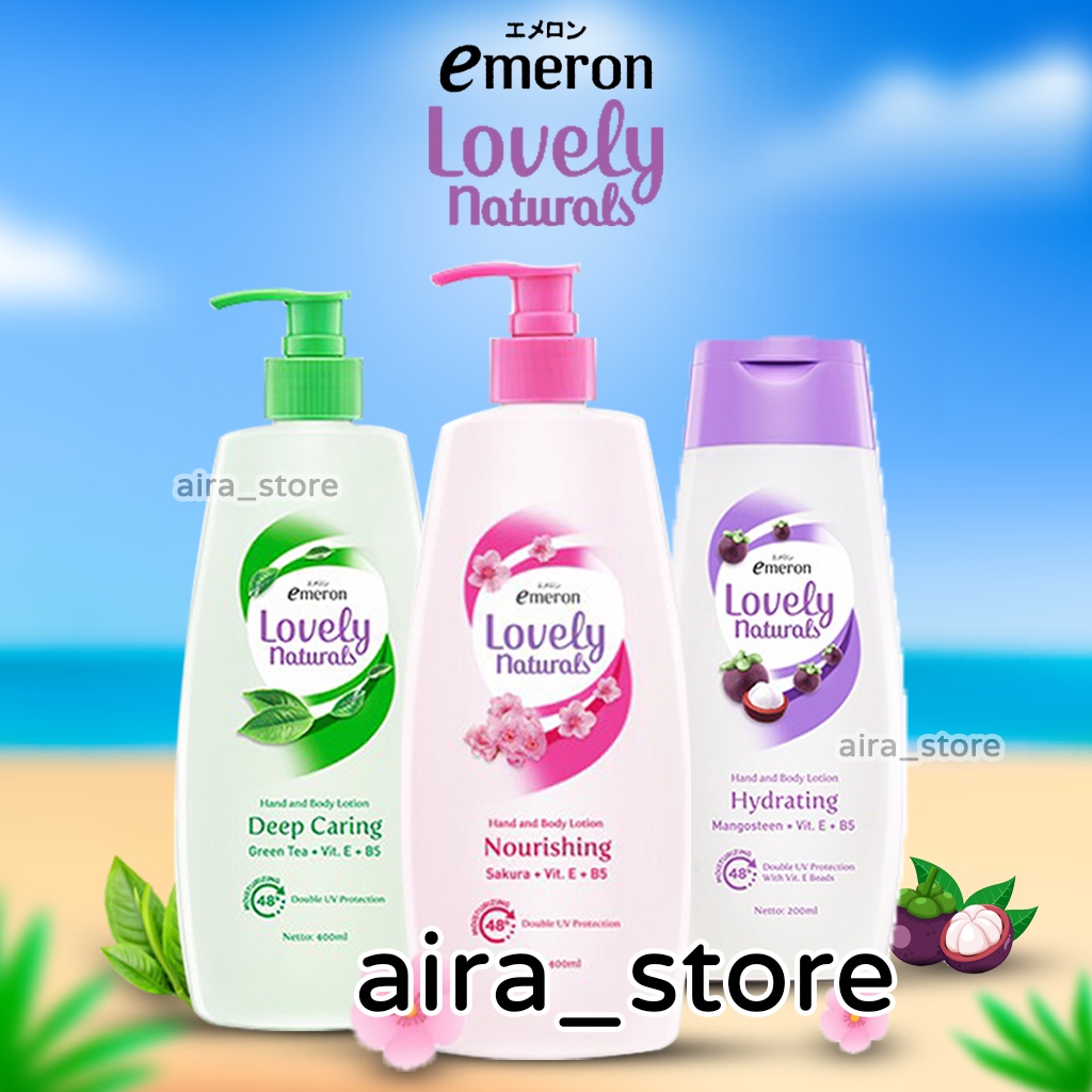 Jual Emeron Lovely Natural Body Lotion - All Varian | Shopee Indonesia