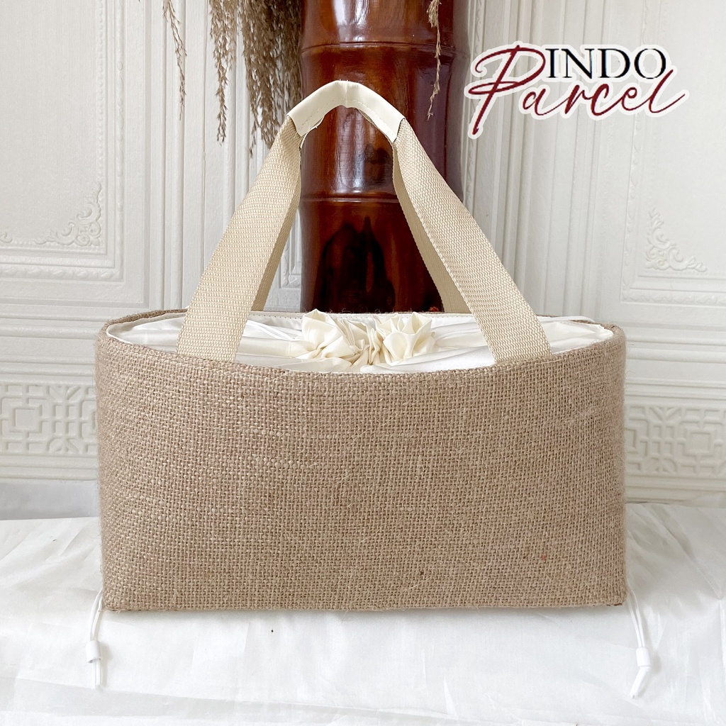 Jual INDOPARCEL - Tas Baki Goni 15 cm Tas Hampers Baki Goodie Bag Goni ...
