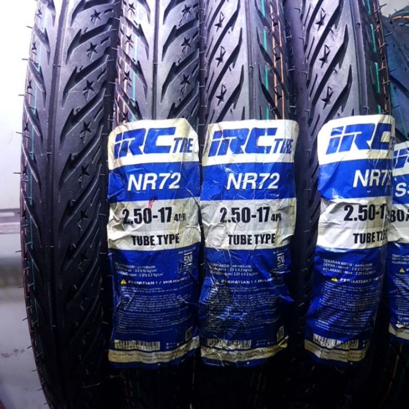 Jual BAN LUAR IRC GRAND, SUPRA X, KHARISMA, SUPRA 125, 250-17 NR72 BINTANG (NON TUBLESS ...