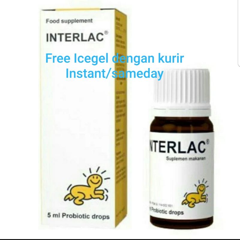 Jual Interlac drops drop 5 ml interlac probiotic oral | Shopee Indonesia