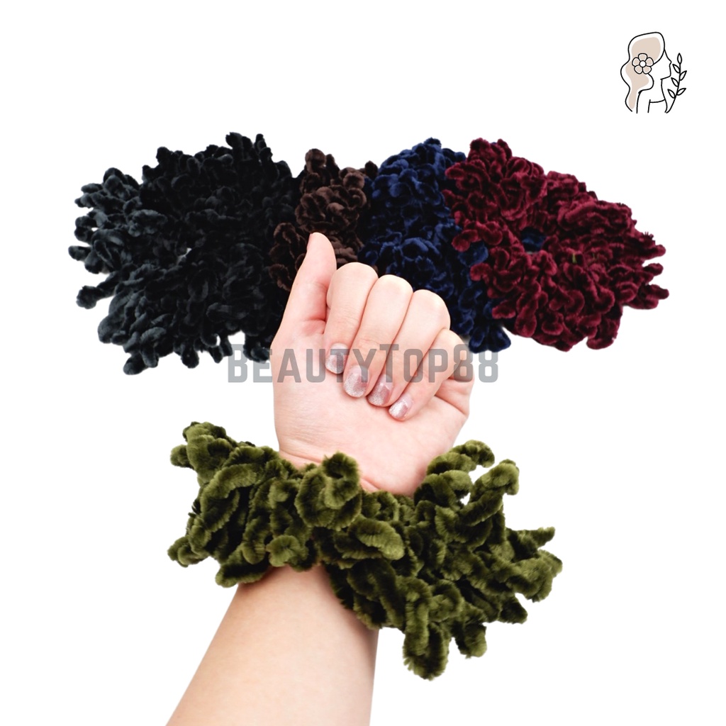 Jual Kunciran Ubur Ubur SEDANG 50 JURAI / Ikat Rambut Cendol / Cepolan ...