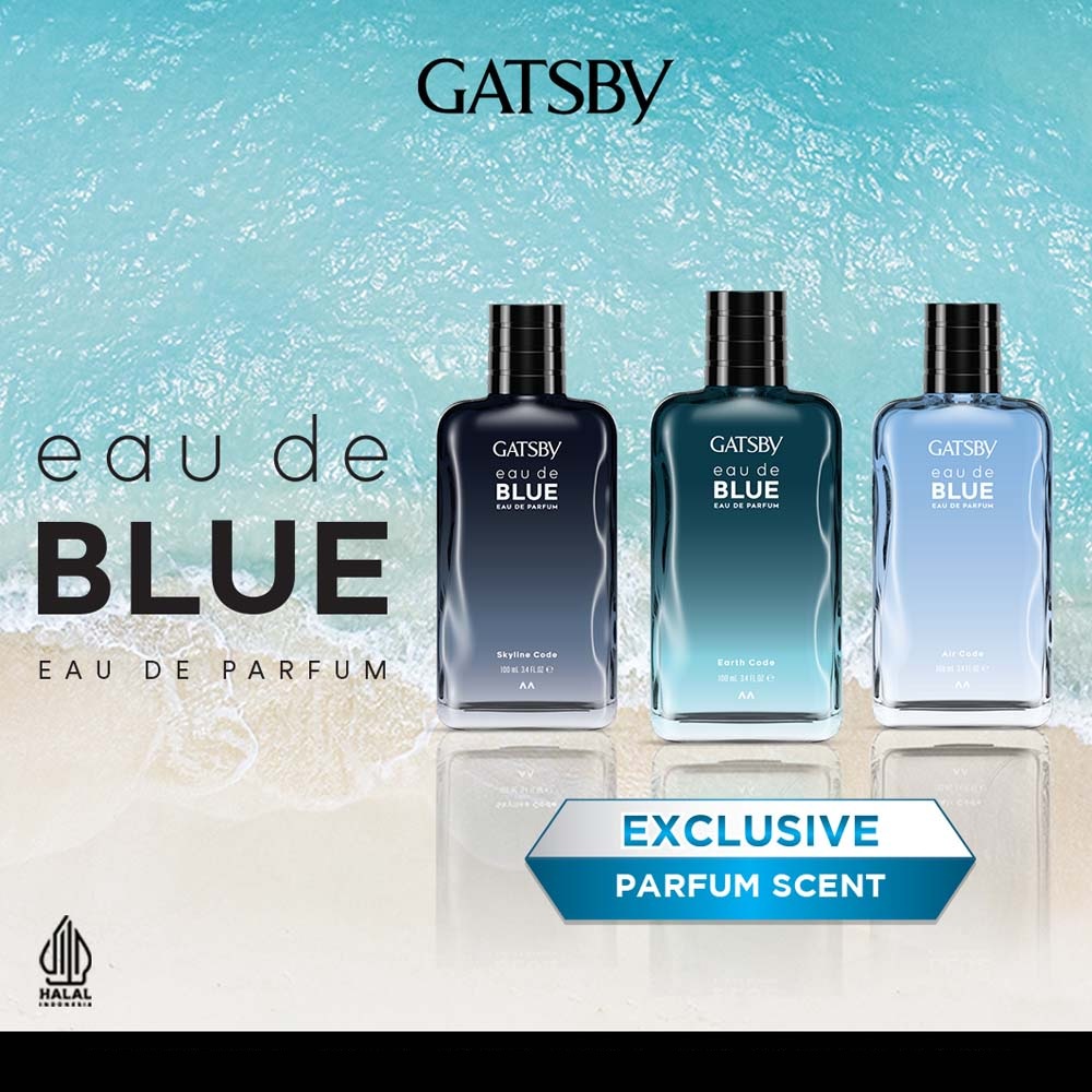 Jual Parfum GATSBY Eau De Blue EDP 100ml // 20ml | Shopee Indonesia