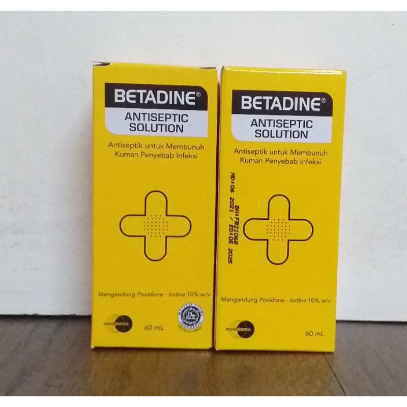 Jual Betadine Antiseptic Solution 60ml | Shopee Indonesia