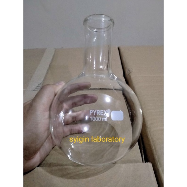 Jual boiling flask atau labu didih 1000 ml PYREX | Shopee Indonesia