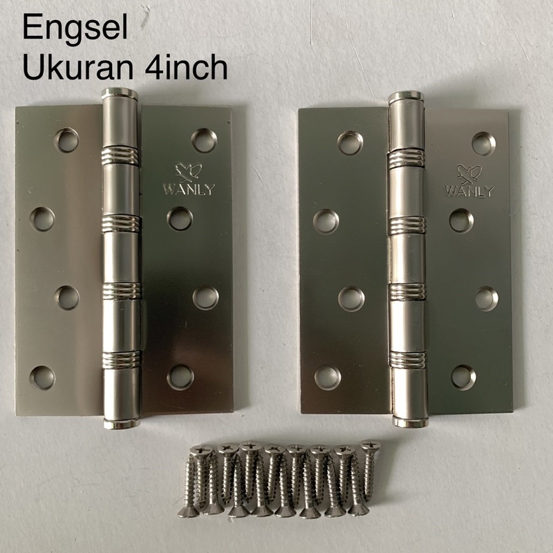 Jual Engsel Pintu Rumah Ukuran 4inch Engsel Jendela | Shopee Indonesia