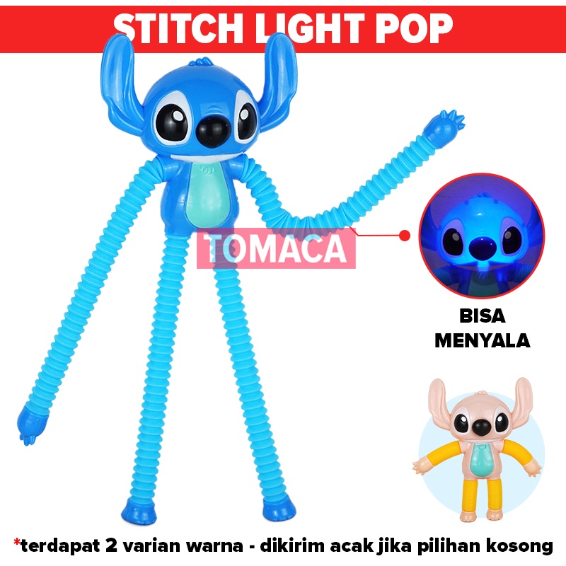 Jual Mainan Edukasi Sensory Anak Pop Tube Lampu Tubes Pipes LED Light ...