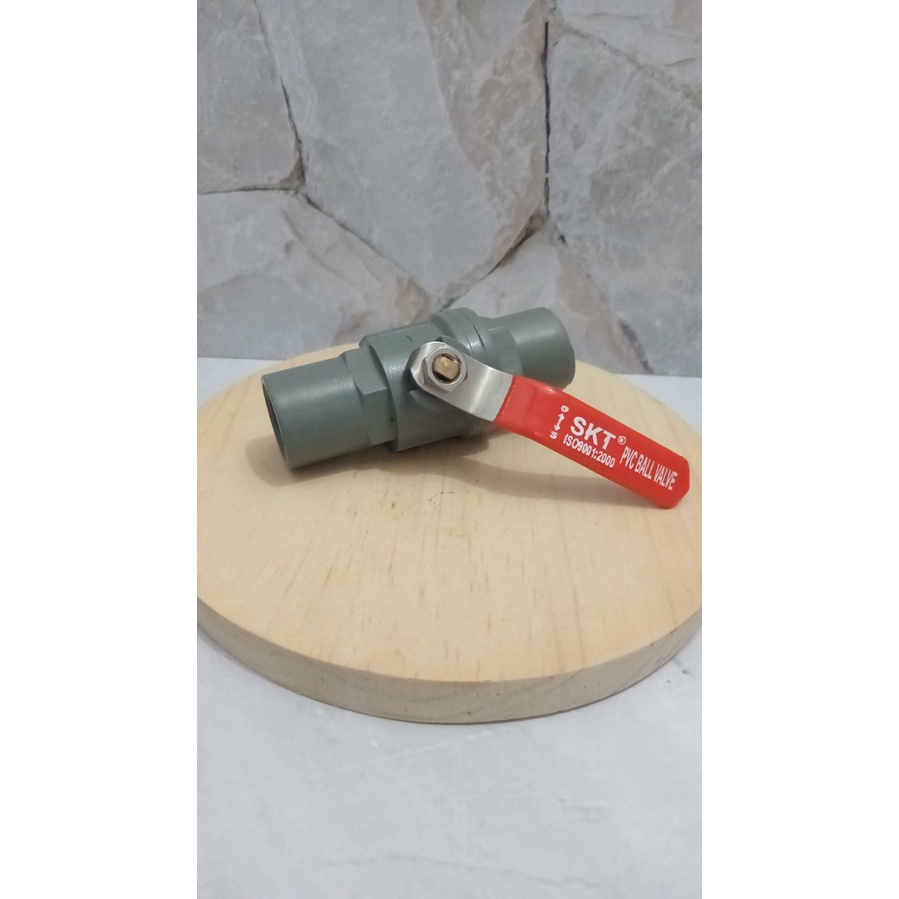 Jual Stop Kran Gagang Besi 1/2 Ball Valve PVC Gagang Besi 1/2 Inci | Shopee Indonesia