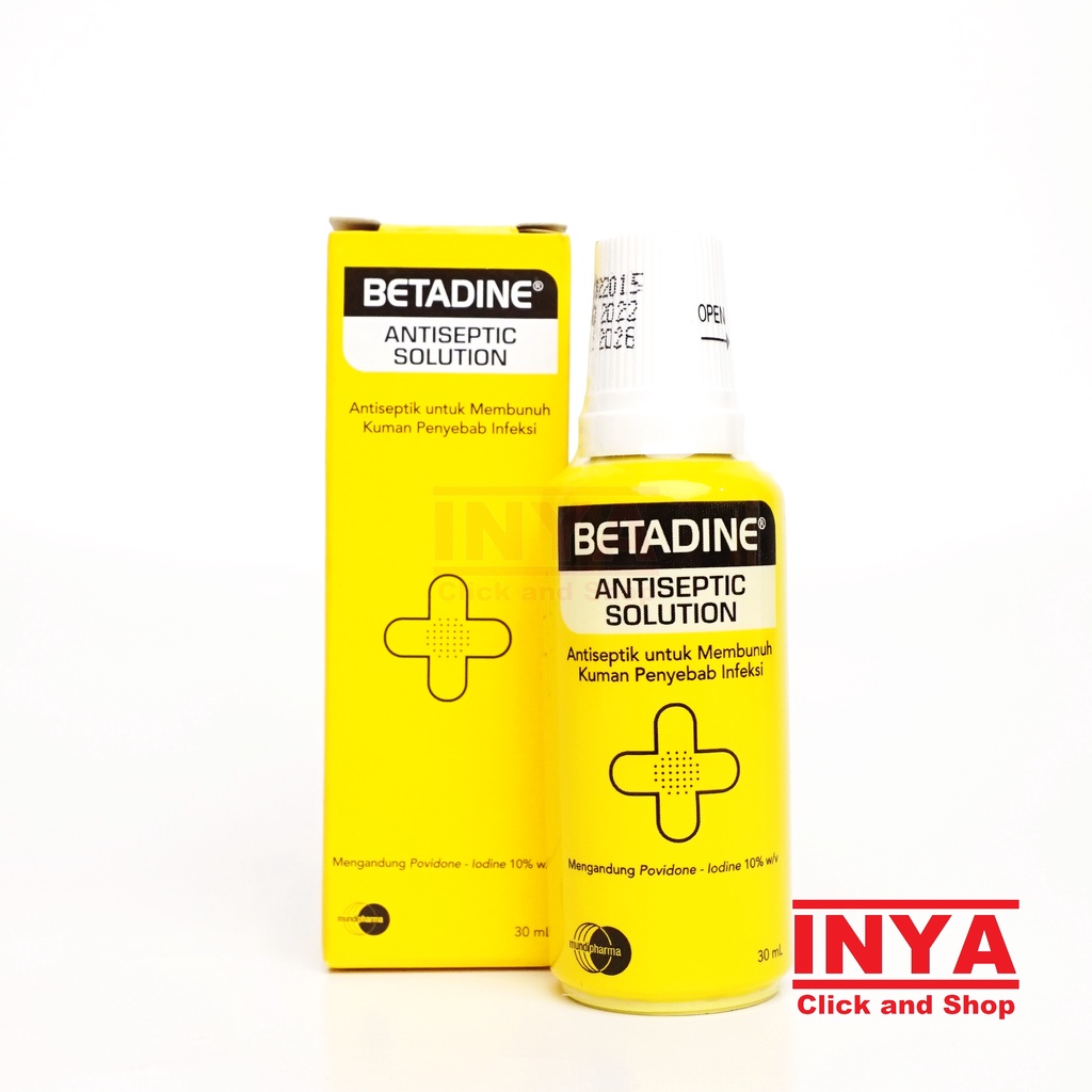 Jual BETADINE ANTISEPTIC SOLUTION - Obat Luka - Antibakteri - Infeksi - P3K | Shopee Indonesia