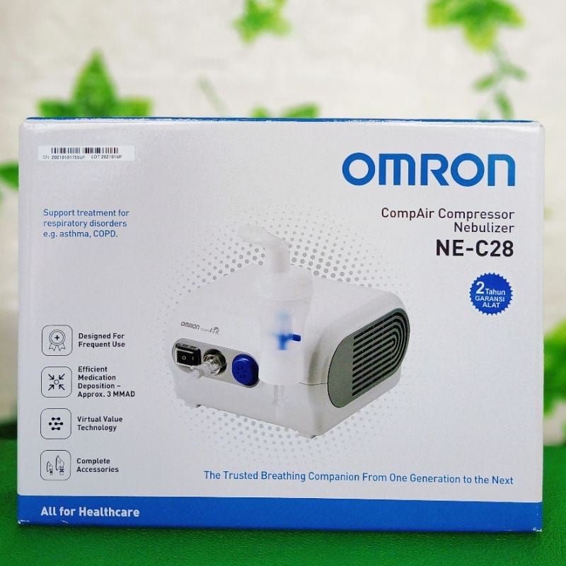 Jual Compressor Nebulizer C28 / Alat bantu Pernafasan - Omron | Shopee Indonesia