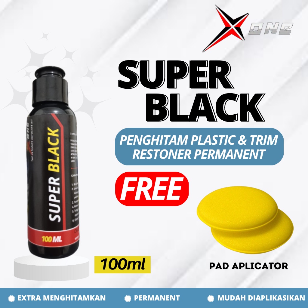 Jual Spesial Penghitam Body Motor Permanent SUPER BLACK Kemasan 100 ml ...