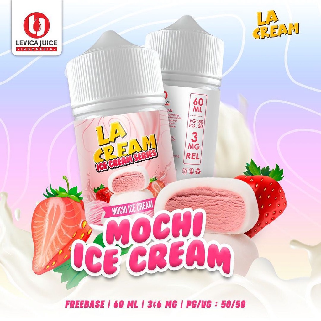 Jual La Cream Mochi Ice Cream 60ML by Levica Juice | Shopee Indonesia