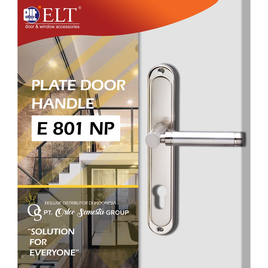 Jual ELT PLATE HANDLE E801 NP II HANDLE PINTU ELT | Shopee Indonesia