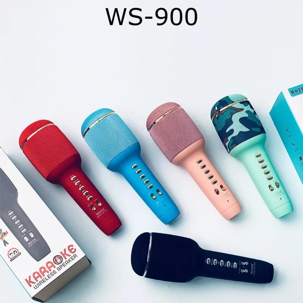 Jual Mic Karaoke WSTER WS900 Mic Karaoke Mikrofon Original Wireless Bluetooth Mic Genggam ...
