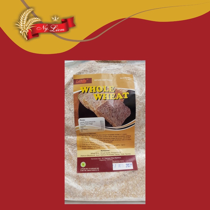 Jual LAZETTA Whole Wheat / Tepung Gandum1 kg | Shopee Indonesia