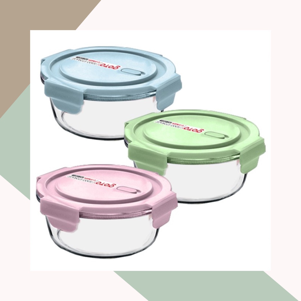 Jual Goto Candy Kotak Kontainer Kaca Penyimpanan Makanan Bekal Food ...